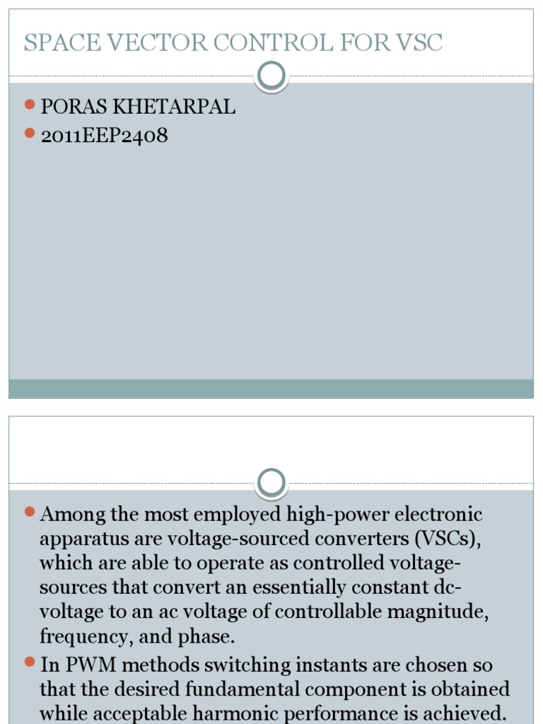 Space Vector Control | PDF | Power Inverter | Electronic Engineering