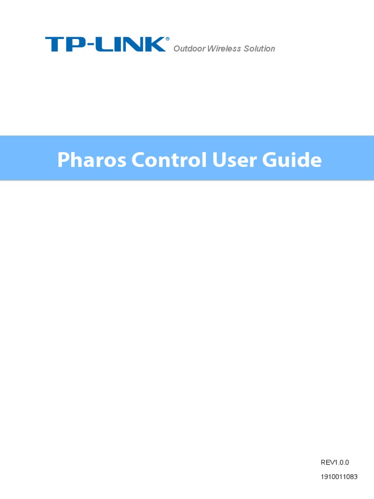 Pharos Control V1 UserGuide CPE210 | Download Free PDF | Computer File | Server (Computing)