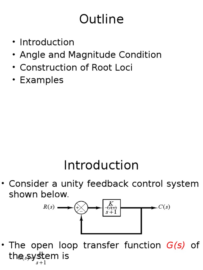 Root Locus | PDF | Mathematical Objects | Systems Theory