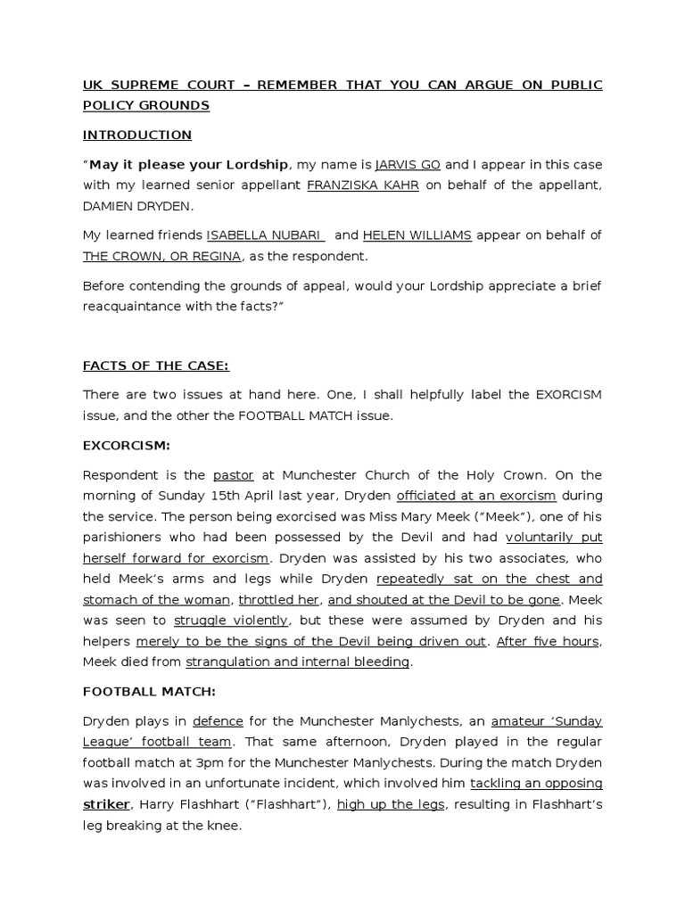 Moot Script | PDF | Criminal Law | Government Information