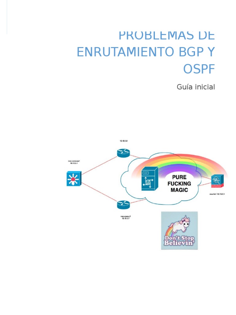 Enrutamiento BGP y OSPF | PDF