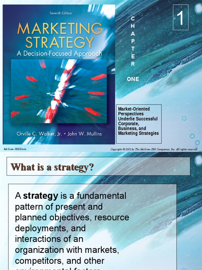 Chap 001 | PDF | Strategic Management | Marketing Strategy