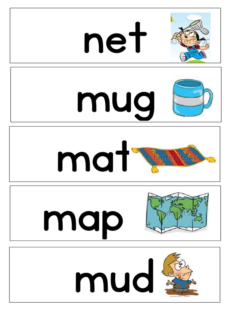Noun Flashcards with Pictures PDF | PDF