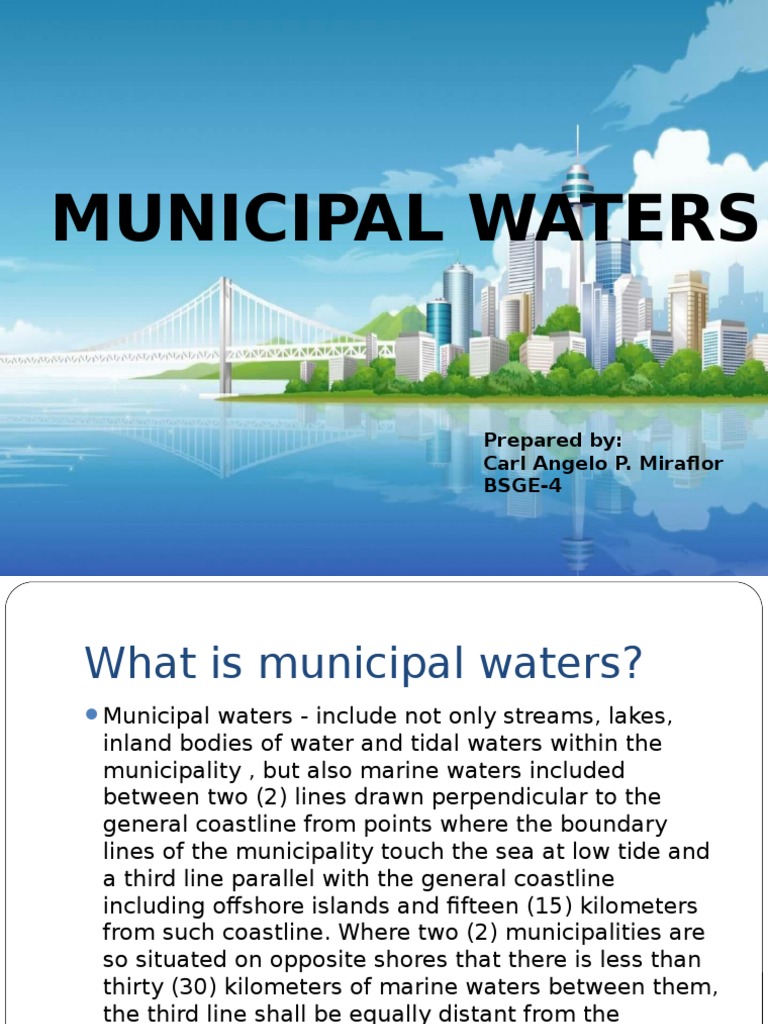 Municipal Water | PDF | United States Department Of Justice | Coast