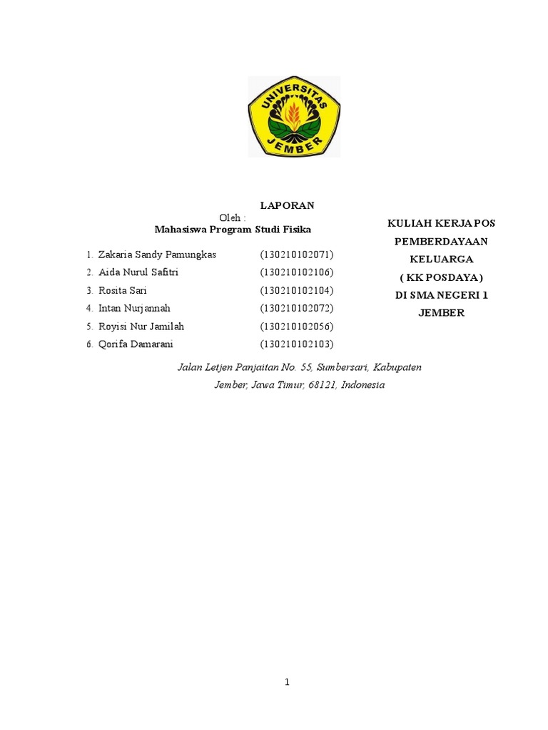 Laporan Kuliah Kerja Mengajar Terbimbing | PDF