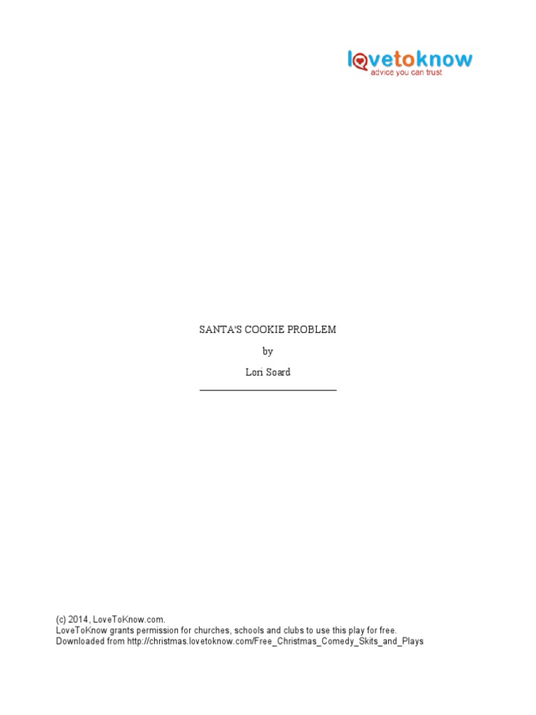 Santa's Cookie Problem | PDF | Santa Claus | Elves