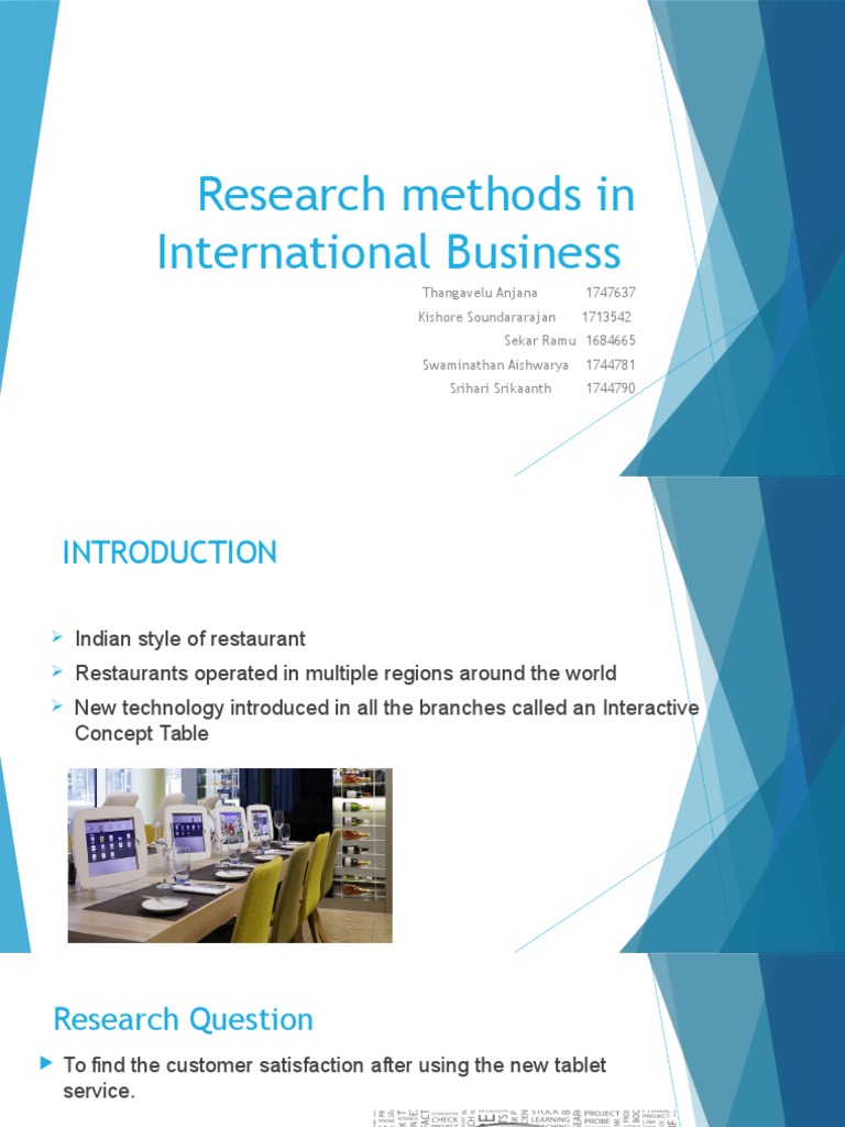 Research Methods in International Business | PDF | Business