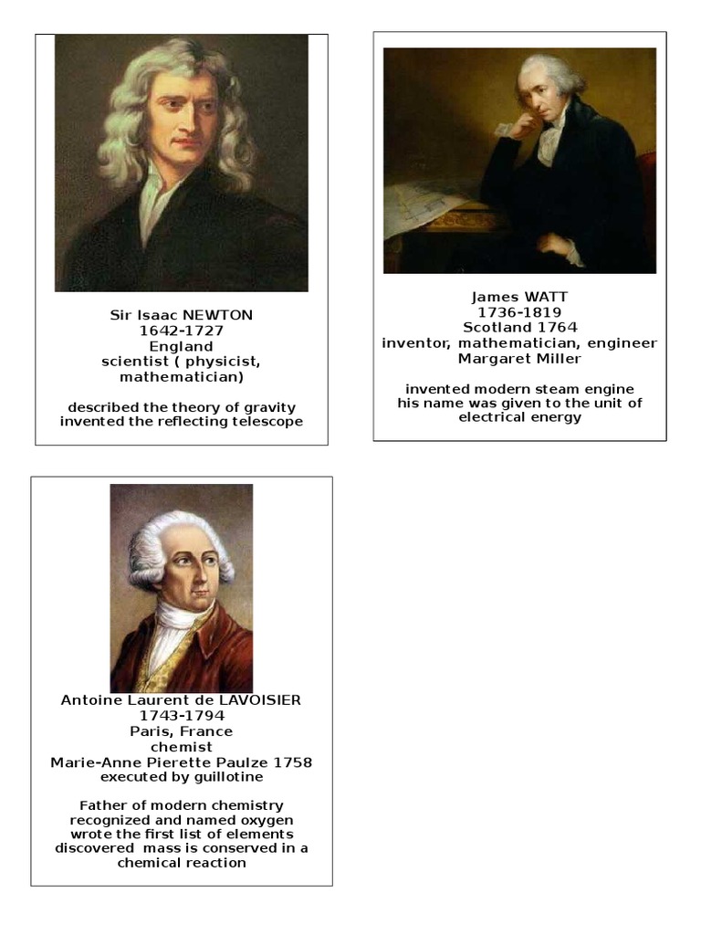 Famous Scientists | PDF