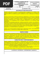 FT-SST-005 Formato Acta de Nombramiento Del Vigia en Seguridad y Salud en El Trabajo | PDF