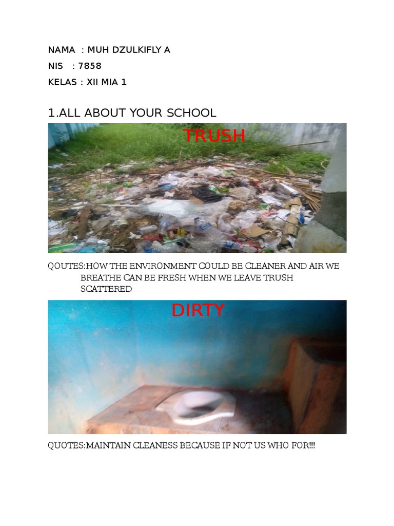 Trush: 1.all About Your School | PDF