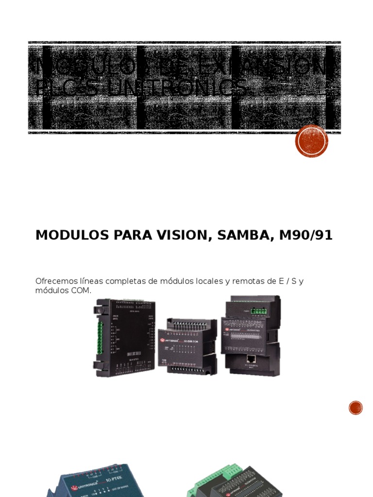 Módulos de Expansión para PLC Unitronics | PDF | Hardware de la ...
