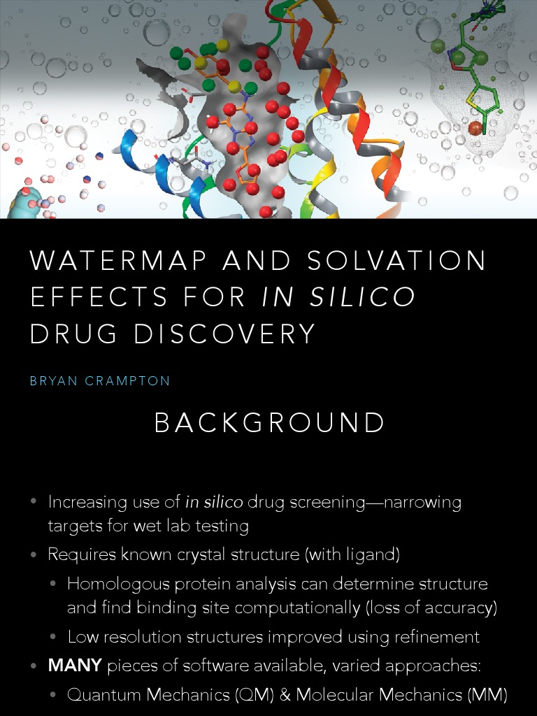 Water Map | PDF | Docking (Molecular) | Computational Chemistry