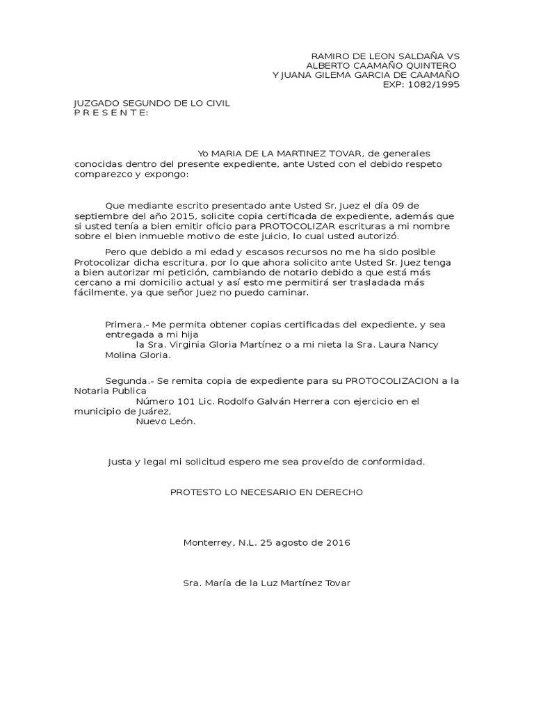 Escrito para Solicitar Ejecucion de Sentencia | PDF