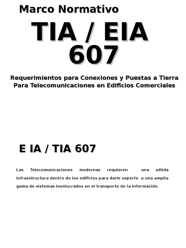 Eia - Tia 607 | PDF | Electromagnetismo | Electricidad