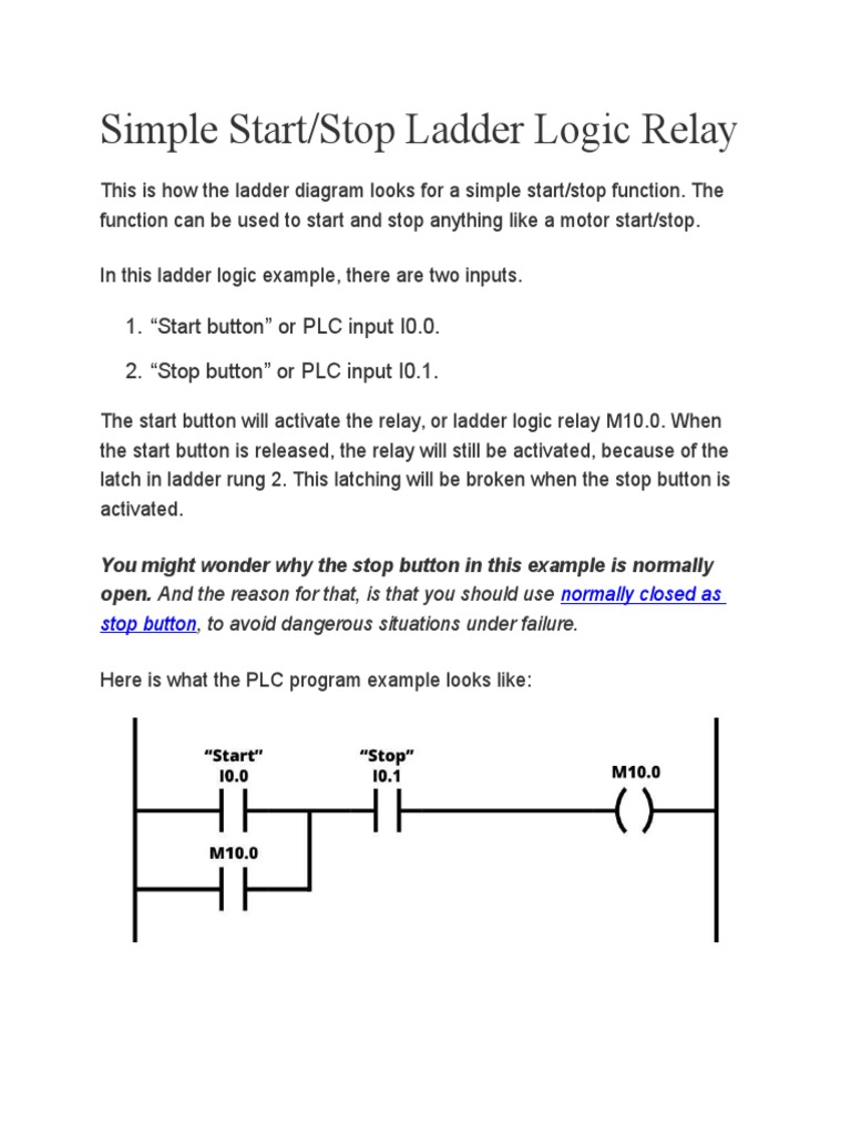 PLC Programming Basics | PDF | Timer | Programmable Logic Controller