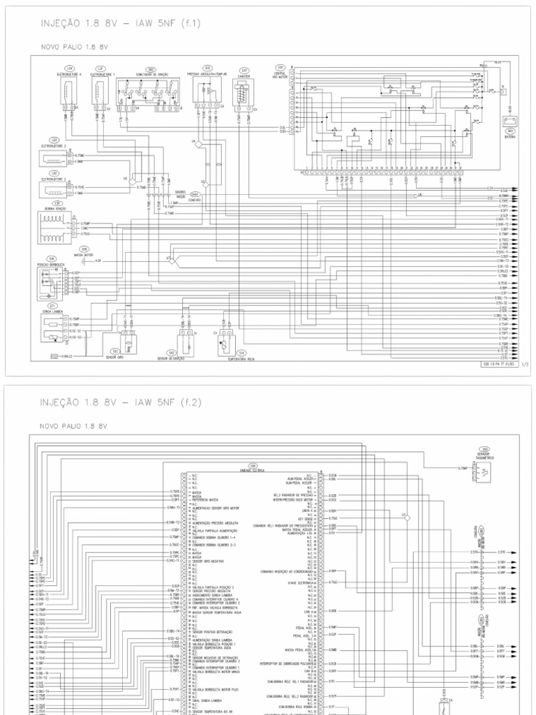 Esquema Eletrico IAW 5NF | PDF