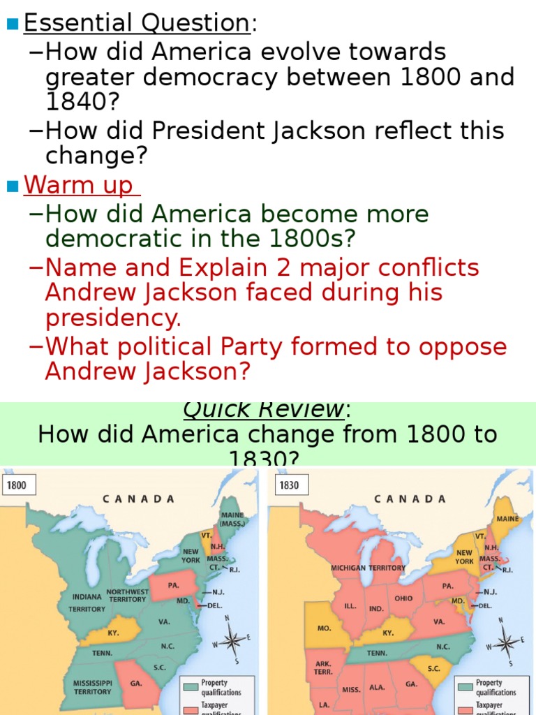 4 Jackson 1 | PDF | Andrew Jackson | Politics Of The United States