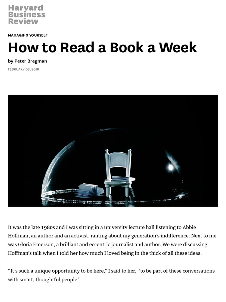 Read a Book a Week: Effective Strategies | PDF | Books
