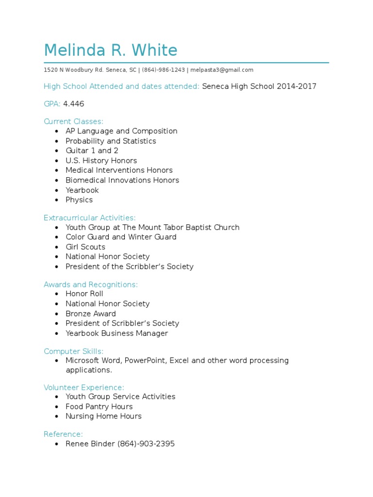 Informal Resume | PDF | Career & Growth