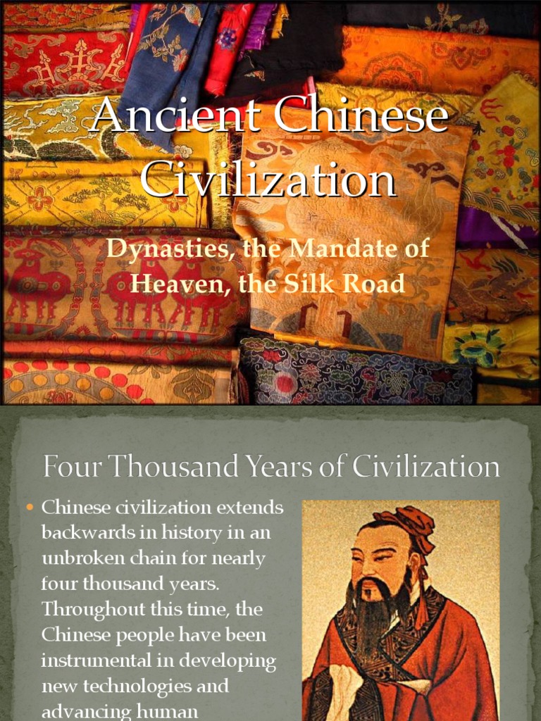 Ancient Chinese Civilization | PDF | Confucius | Emperor Of China