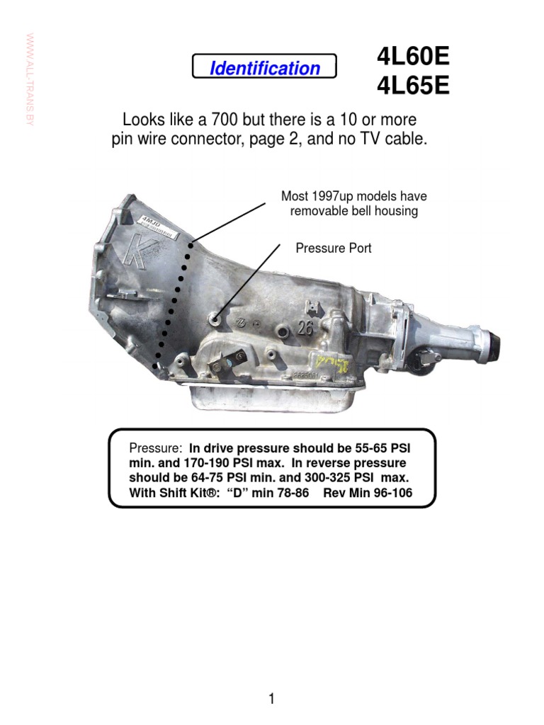 4l60.1 | Clutch | Electrical Resistance And Conductance