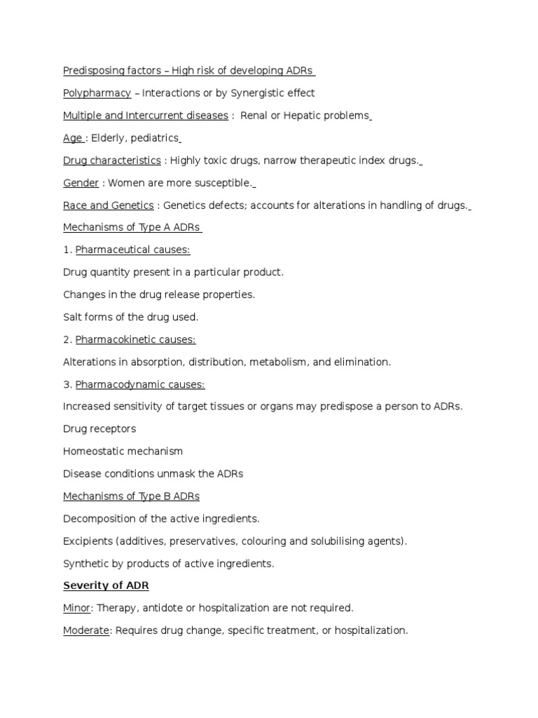 Adr Management and Monitoring | PDF | Pharmaceutical Drug | Adverse Effect