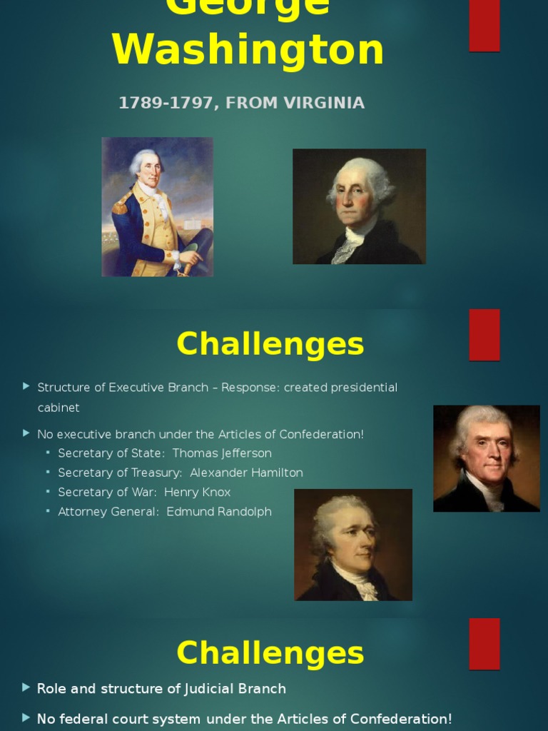 Early Republic - Washington | PDF | Alexander Hamilton | Federalist Party