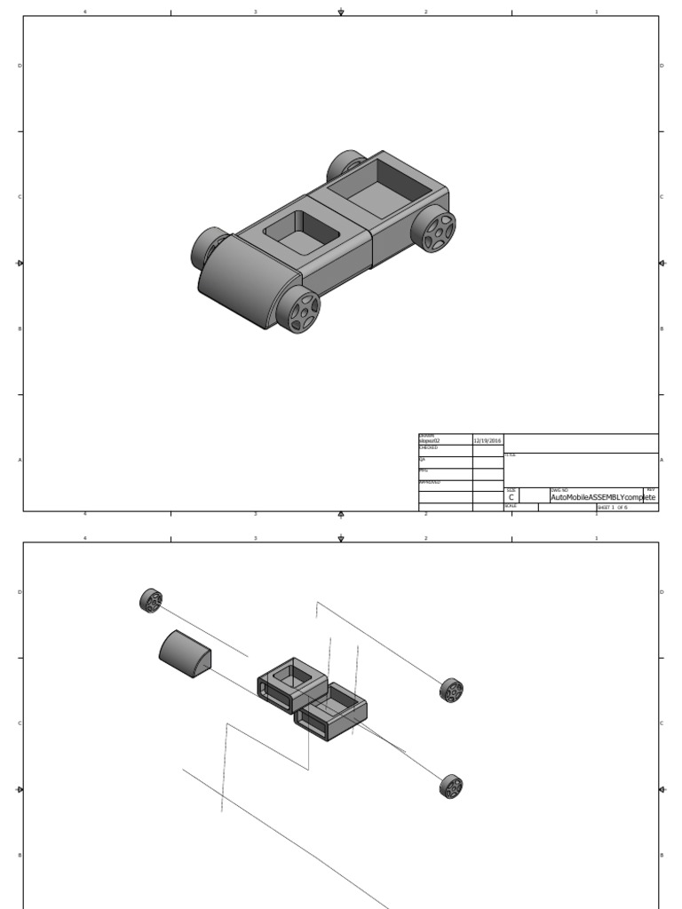 AutoMobile Assembly Drawings Overview | PDF | Business | Computers