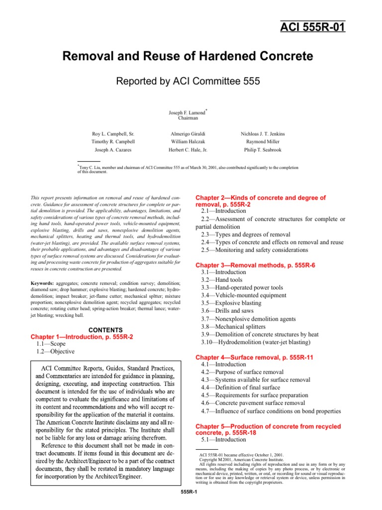 Aci 555R-01 | PDF | Science & Mathematics