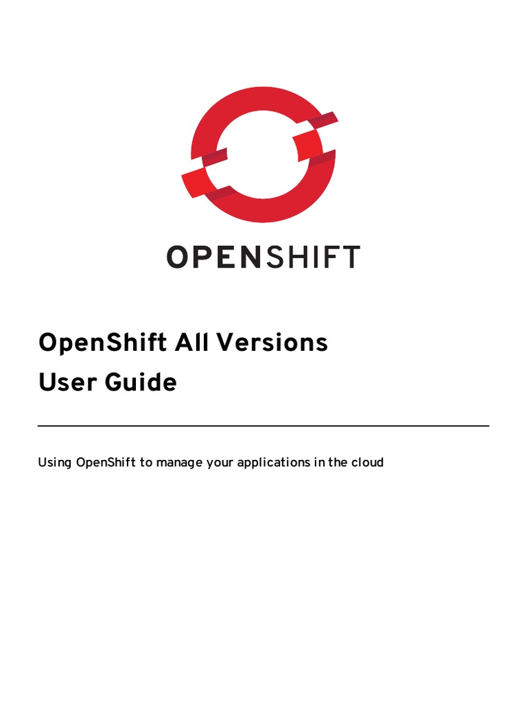 OpenShift 2.0 User Guide en US | PDF | Command Line Interface ...