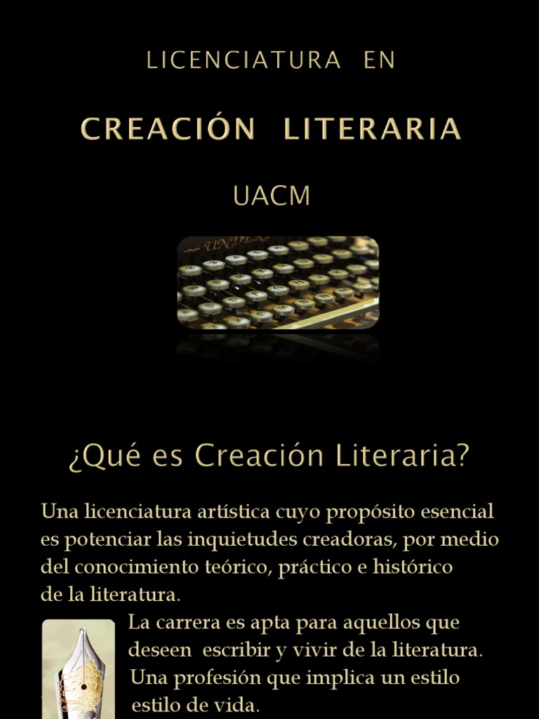 Creación Literaria | PDF | Crítica literaria | Escritura