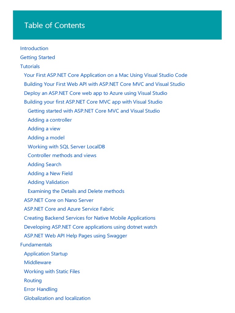 Core Documentation | PDF | Model–View–Controller | Microsoft Visual Studio