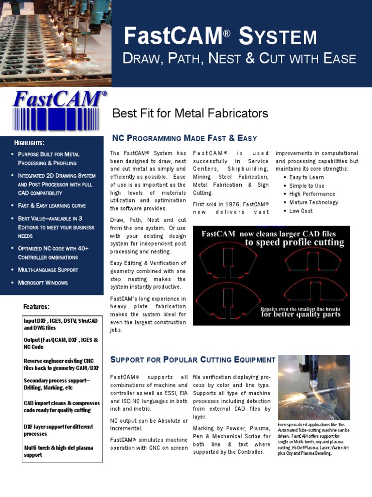 Fast Cam Systems | PDF | Numerical Control | Computer Aided Design