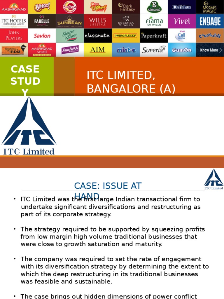 ITC Limited: Diversification Strategy Case Study | PDF | Strategic ...