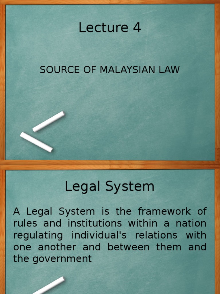 UNIT 1 Lecture 4 SOURCE OF MALAYSIAN LAW | PDF | Virtue | Sources Of Law UNIT 1 Lecture 4 SOURCE OF MALAYSIAN LAW | PDF | Virtue | Sources Of Law