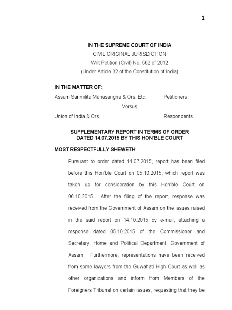 Final Supplementary Report 4 | Citizenship | Advocate