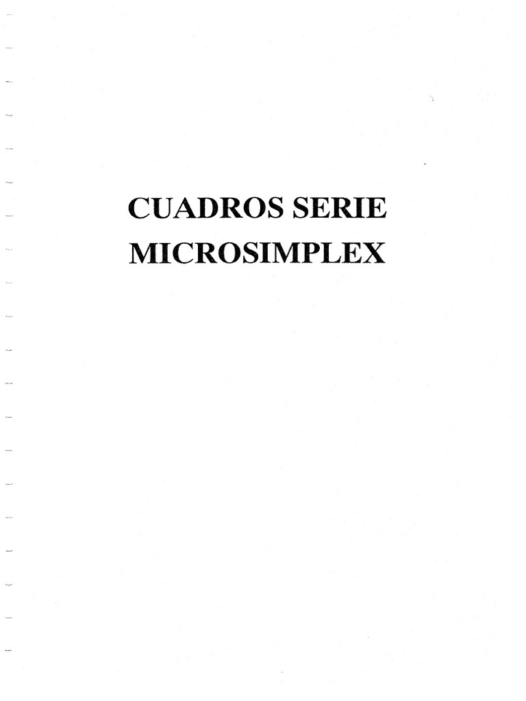 MAC PUARSA (Manual de Maniobra Micro - Basic Simplex) | PDF