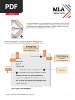 MLA Style Cheat Sheet | PDF