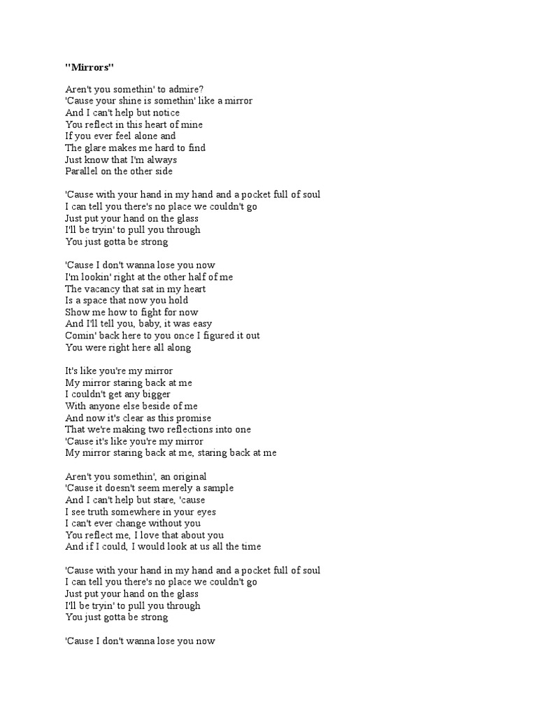 Mirrors | PDF | Leisure