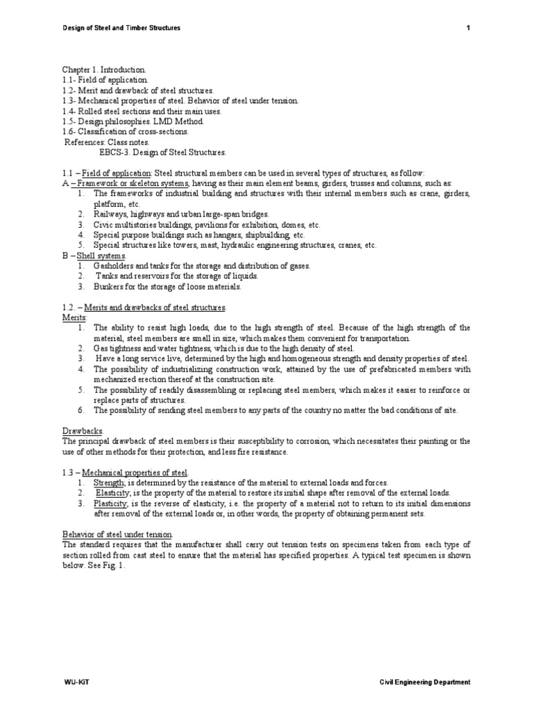 Design of Steel and Timber Structures - Examples | PDF | Buckling ...