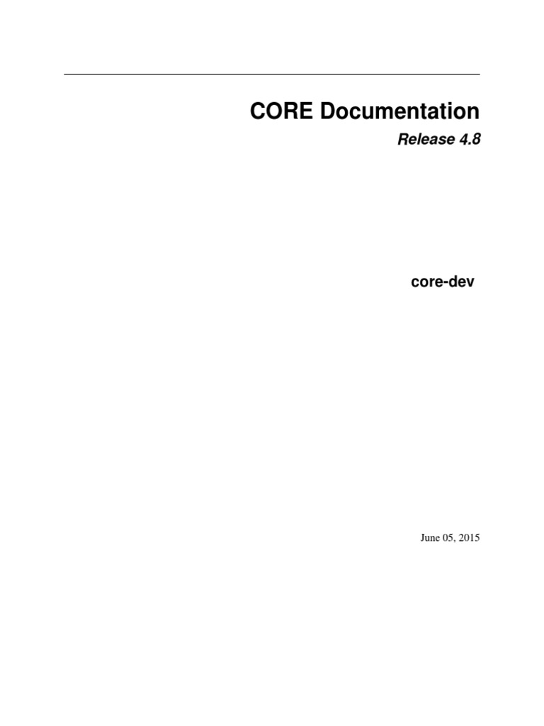 Core Manual PDF | PDF | Linux | Computer Network