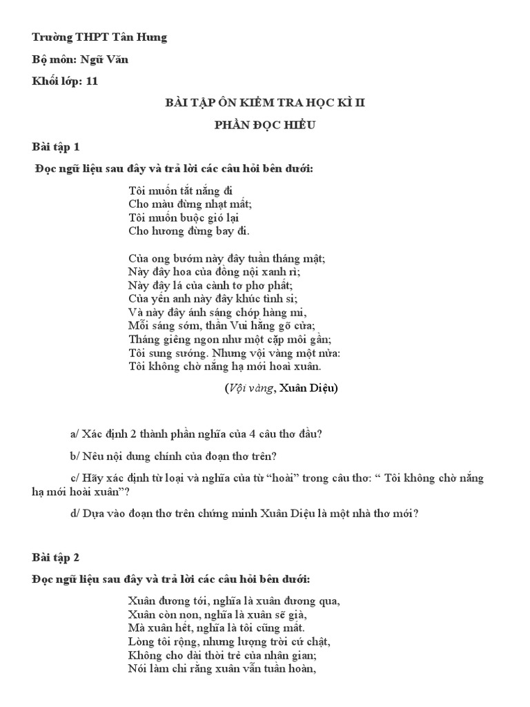 k11 Doc Hieu HK2 | PDF