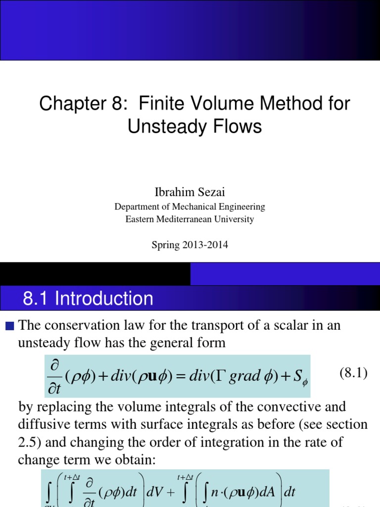Finite Volume Data Presentation | PDF | Computational Fluid Dynamics ...