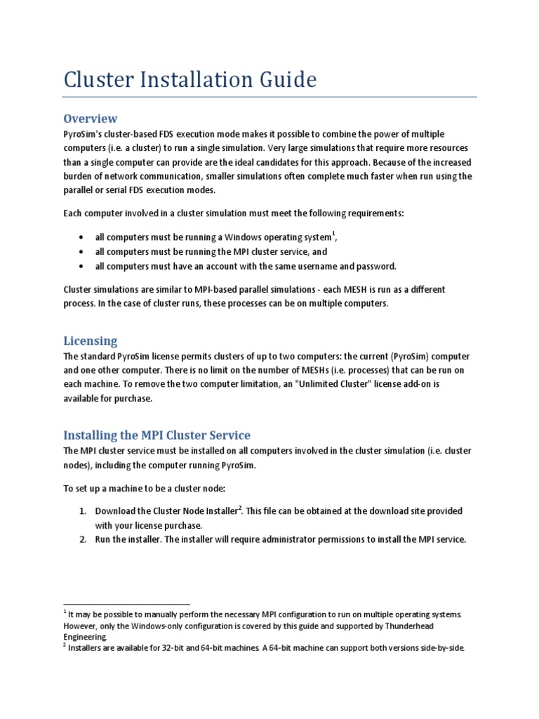 Mold Spec Guide | PDF | Computer Cluster | Message Passing Interface