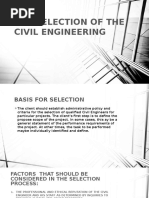 Module 1-Chapter 4 The Selection of The Civil Engineer | PDF | Request For Proposal | Engineer