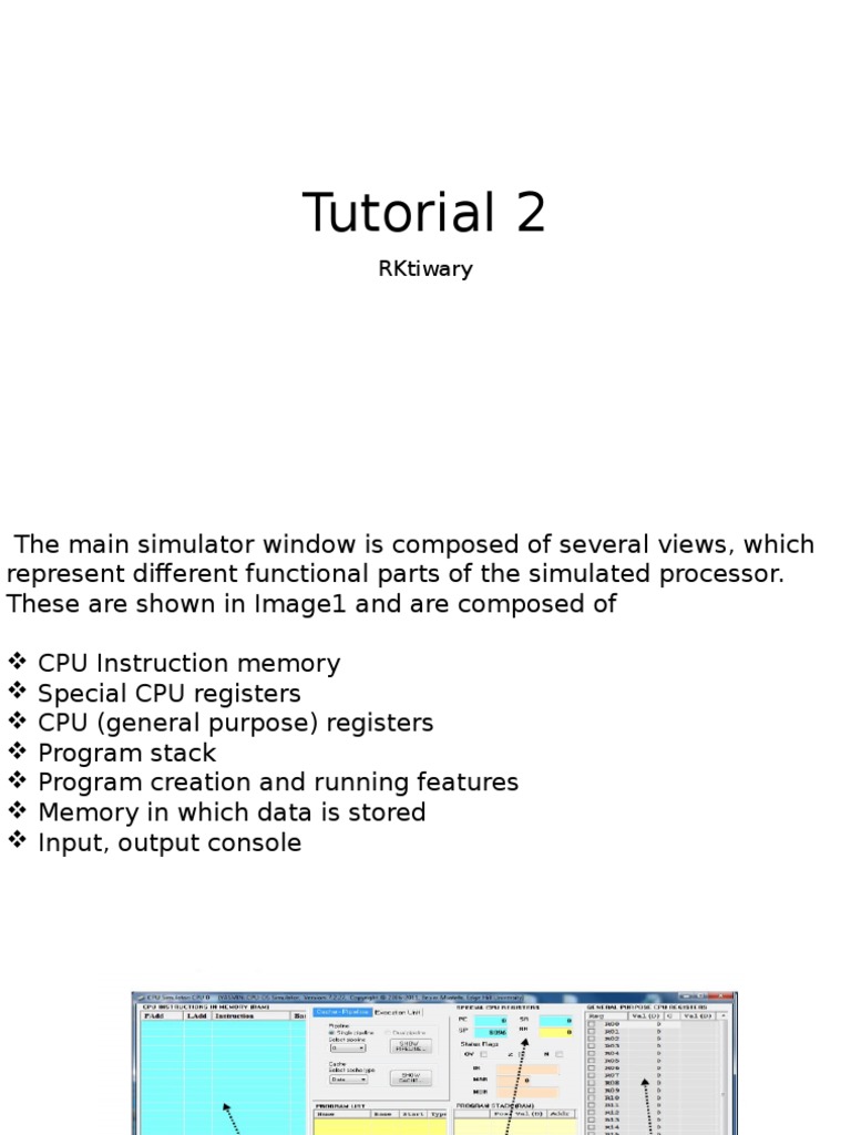 Cpu Tutorial 2 | PDF | Central Processing Unit | Instruction Set