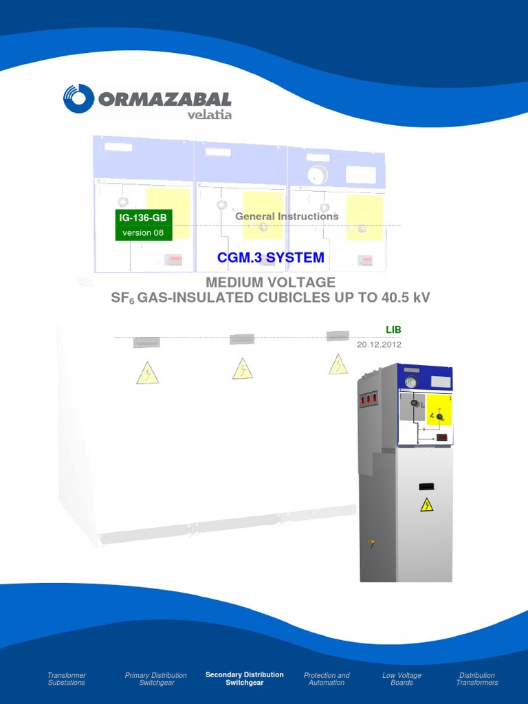 Ormazabal CGM.3 System | Switch | Electrical Substation