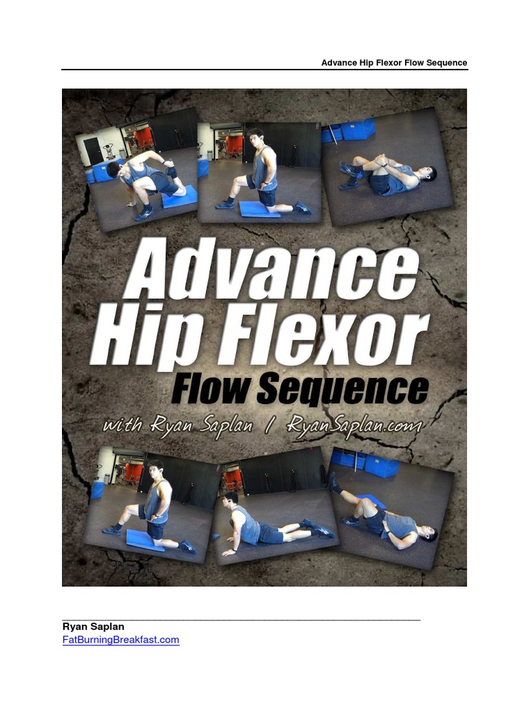 Advance Hip Flexor Flow Sequence Manual | PDF | Musculoskeletal System ...