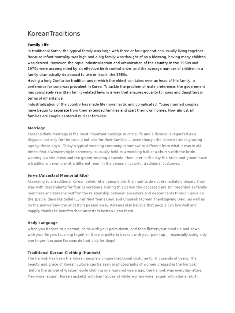 Korean Traditions | PDF | Pottery | Kim Jong Un