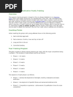 1500m Training Schedule: First 5 Weeks | PDF | Athletics | Racing